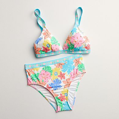 Women's Freshwater Banded High Leg Swim Bottoms