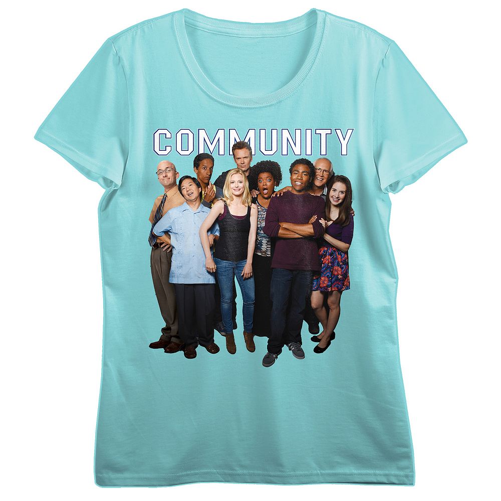 Juniors' Community Study Group & Friends Short Sleeve Graphic Tee