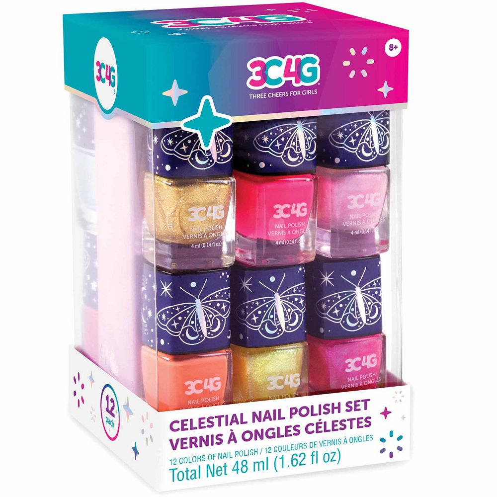Make It Real 3C4G Celestial Nail Polish Tower - 12 Bottle Set