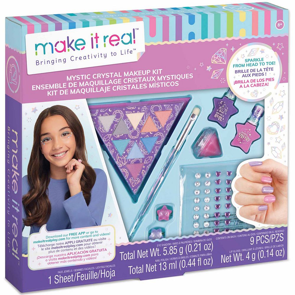 Make It Real 9-Piece Mystic Crystal Makeup Cosmetic Kit