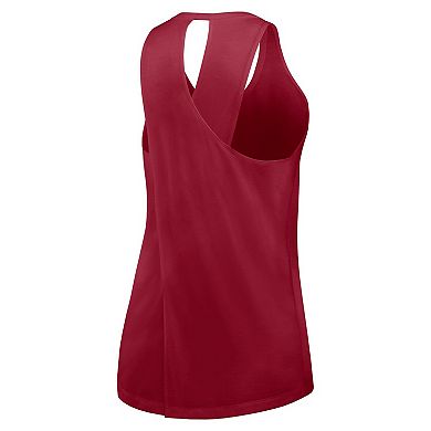 Women's Nike Cardinal USC Trojans Primetime Open Back Tank Top