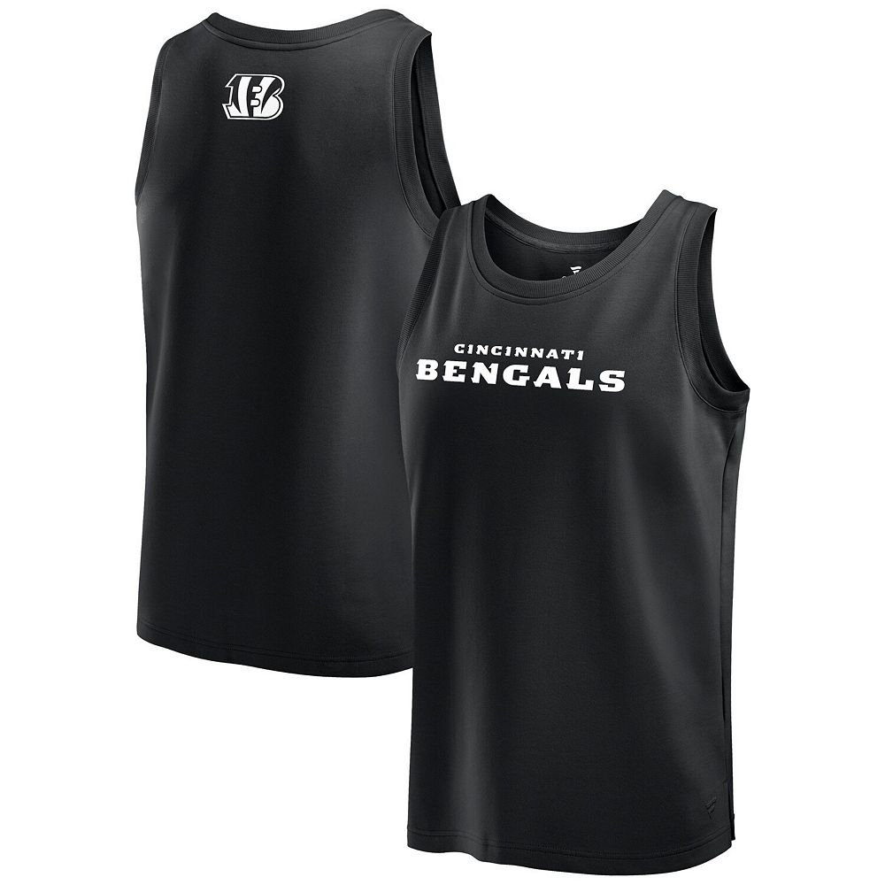 Men's Fanatics Black Cincinnati Bengals Elements Tank Top