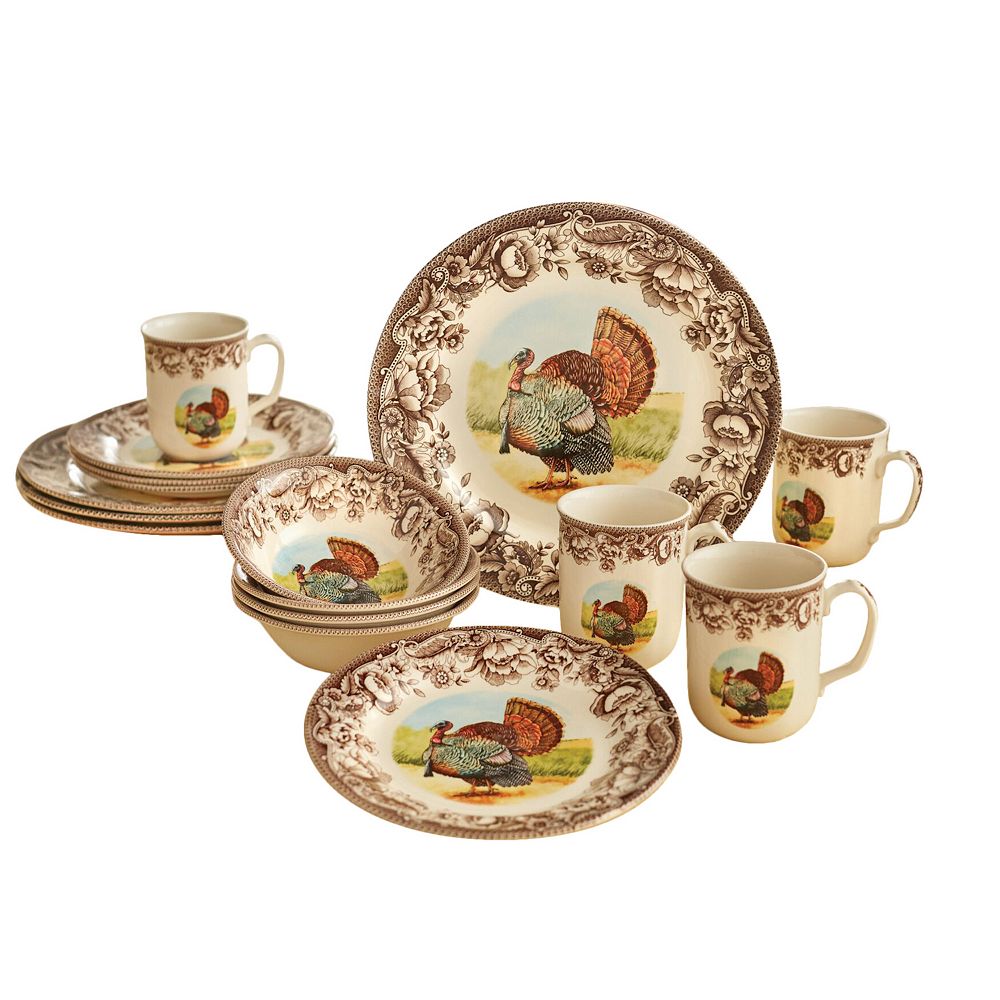 Brylanehome 16-piece Haydon Turkey Dinnerware