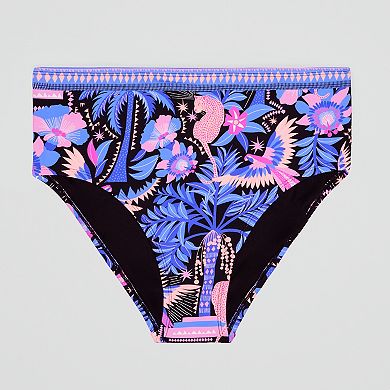 Women's Freshwater Banded High Leg Swim Bottoms