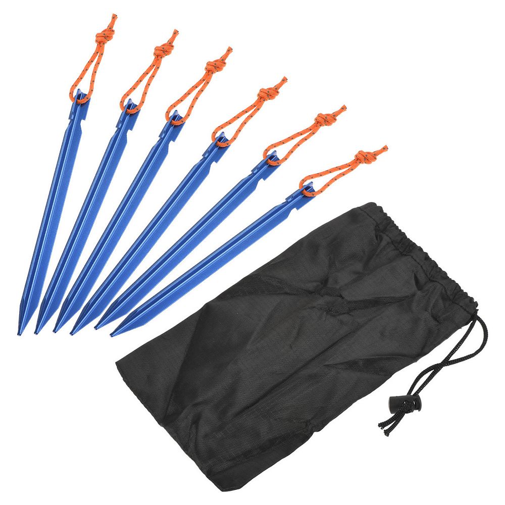7.1 Inch Y-beam Aluminum Tent Stakes With Pull Rope Kit 10pcs And A ...