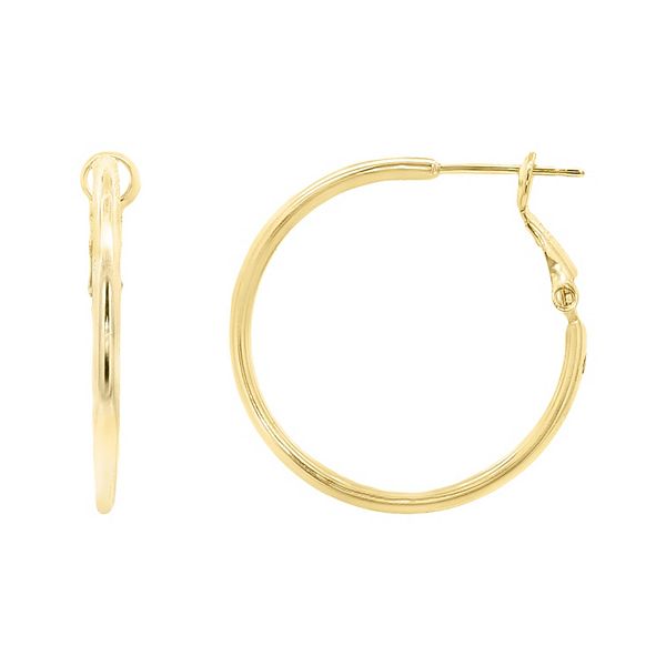PRIMROSE Paddle Back Classic Hoop Earrings