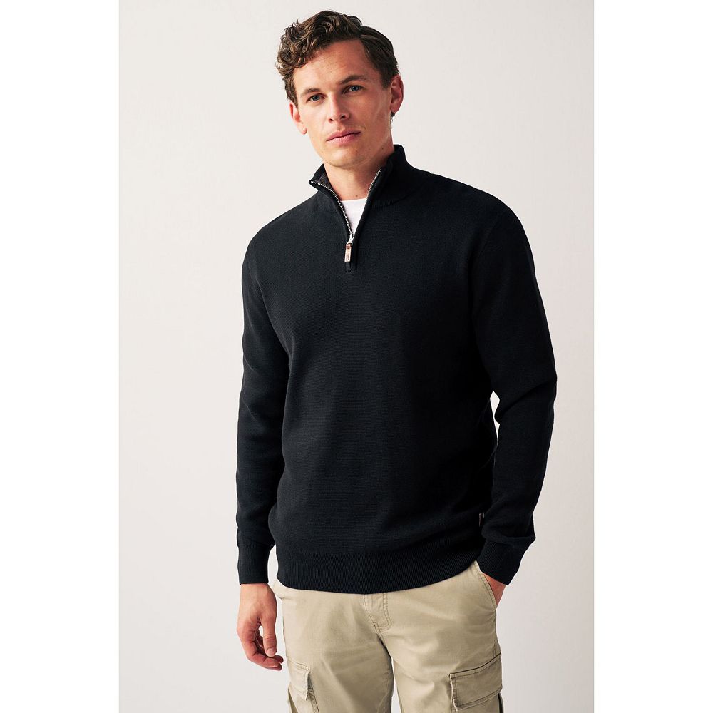 Men's NEXT Quarter Zip Knit Sweater