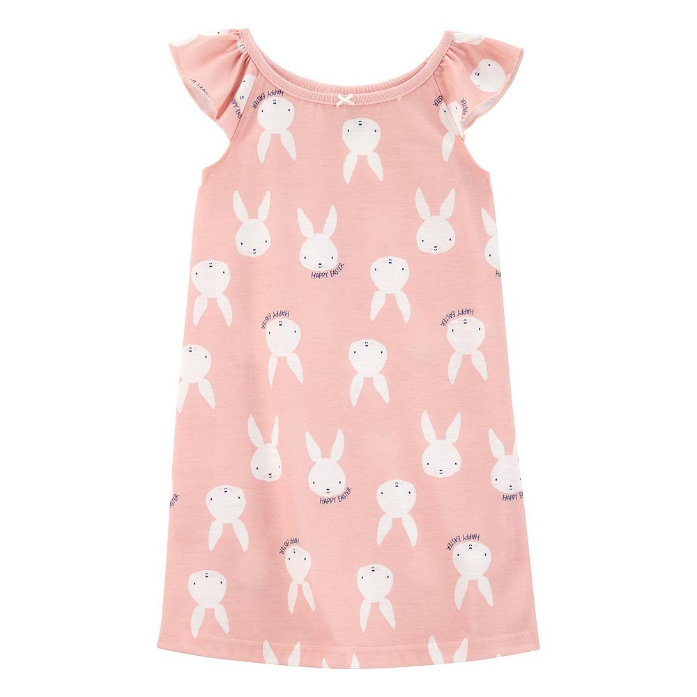 Girls 4-14 Carter's Easter Bunny Print Nightgown