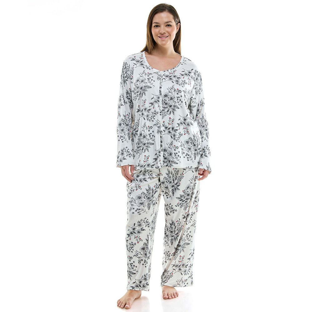 Plus Size Croft & Barrow Pointelle Sleep Set