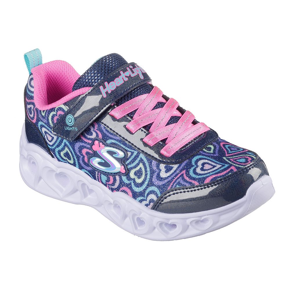 Skechers Heart Lights Boogie Love Girls' Light Up Sneakers