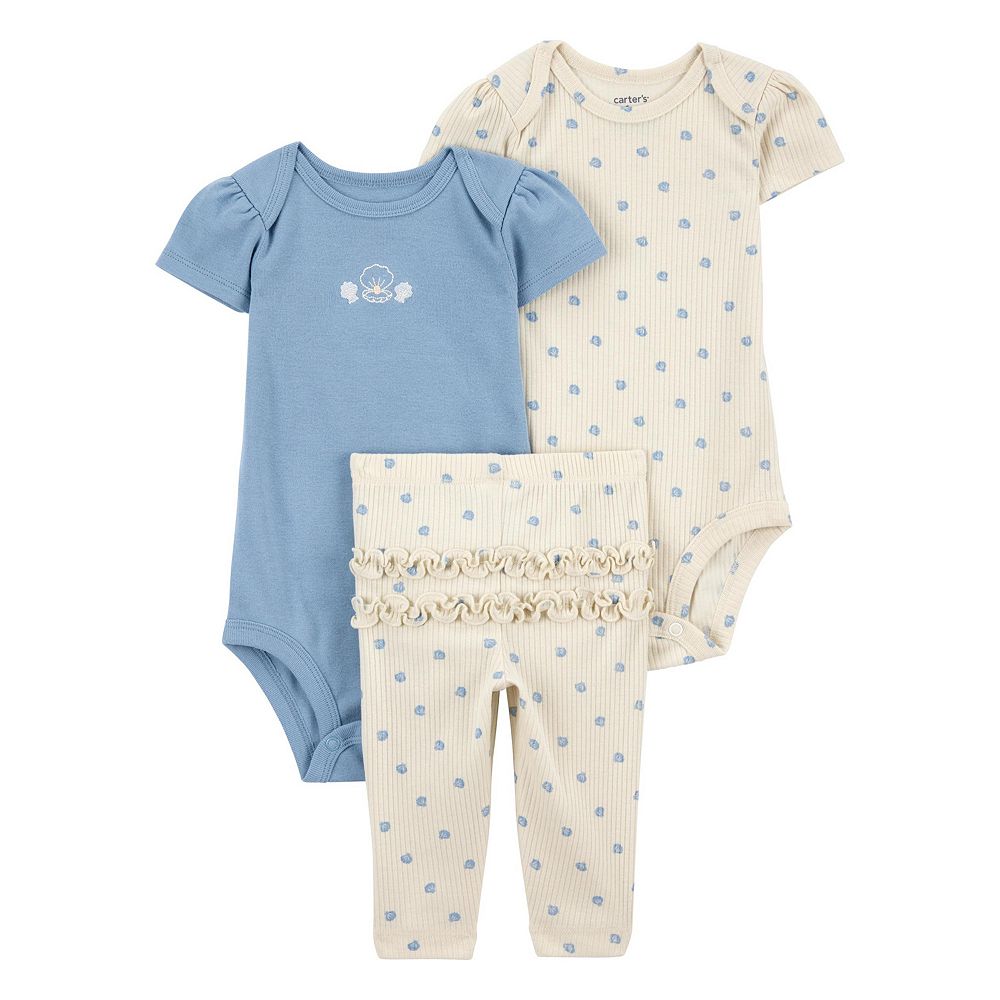 Baby Girl Carter's 3-Piece Seashell Little Character Set