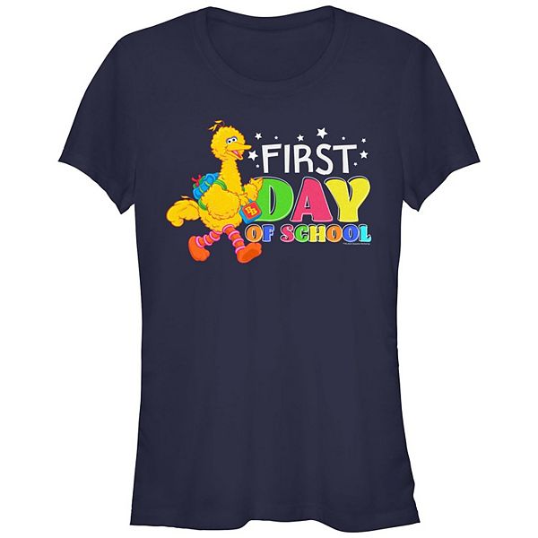 Juniors' PBS Kids Sesame Street Big Bird First Day Of School Fitted ...