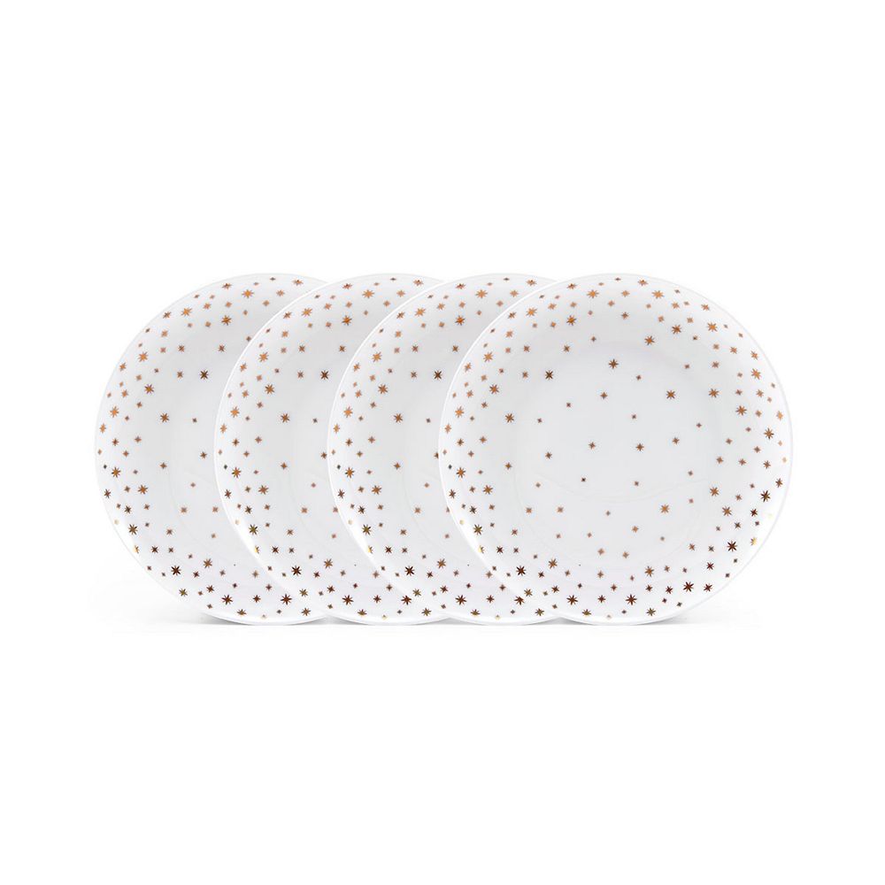 Mikasa Millie Gold Set of 4 9-Inch Salad Plates