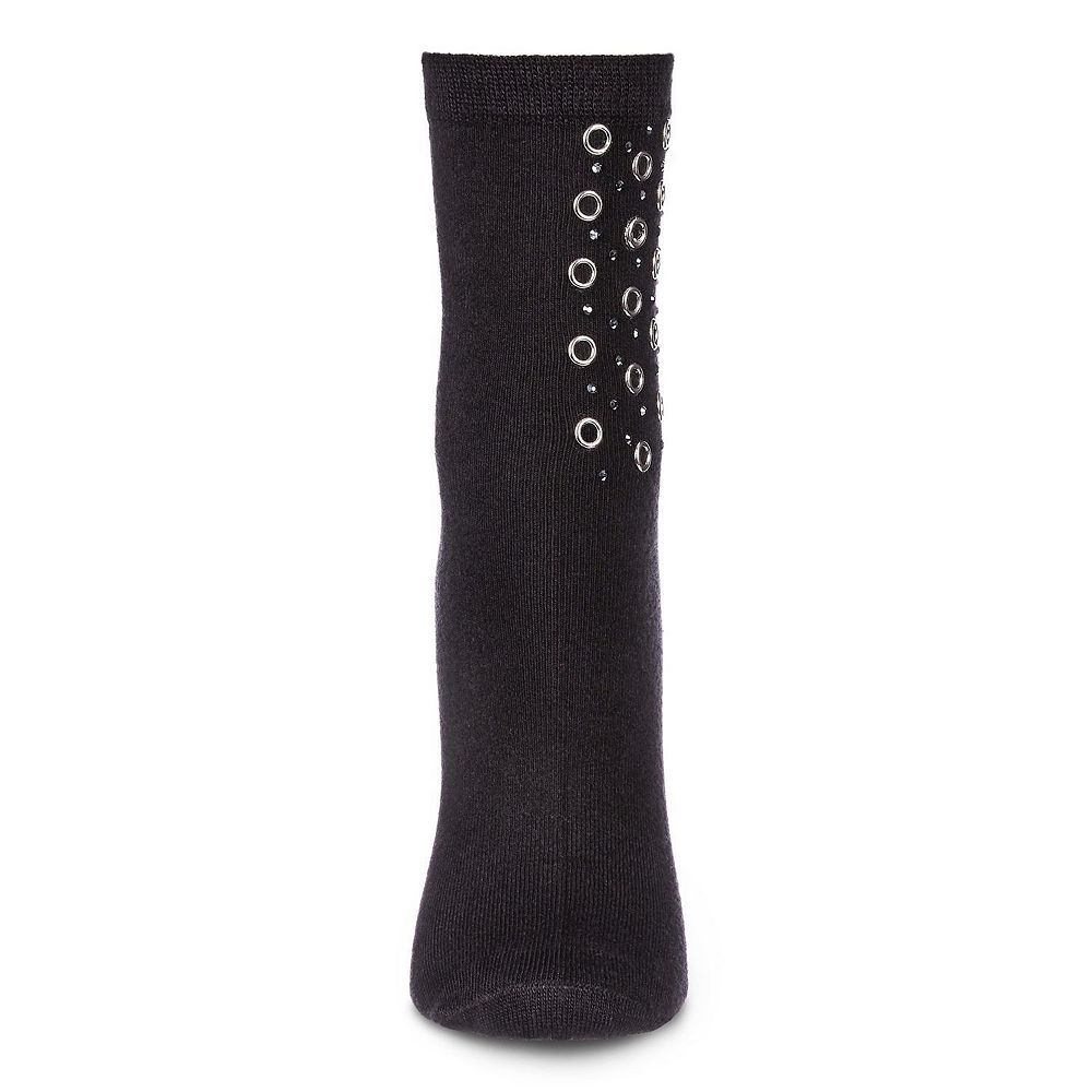 Women's Studs and Stones Studded Rhinestone Anklet Sock