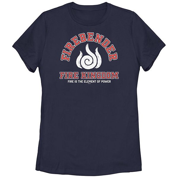 Disney's Avatar Firebender Fire Kingdom Juniors' Graphic Tee