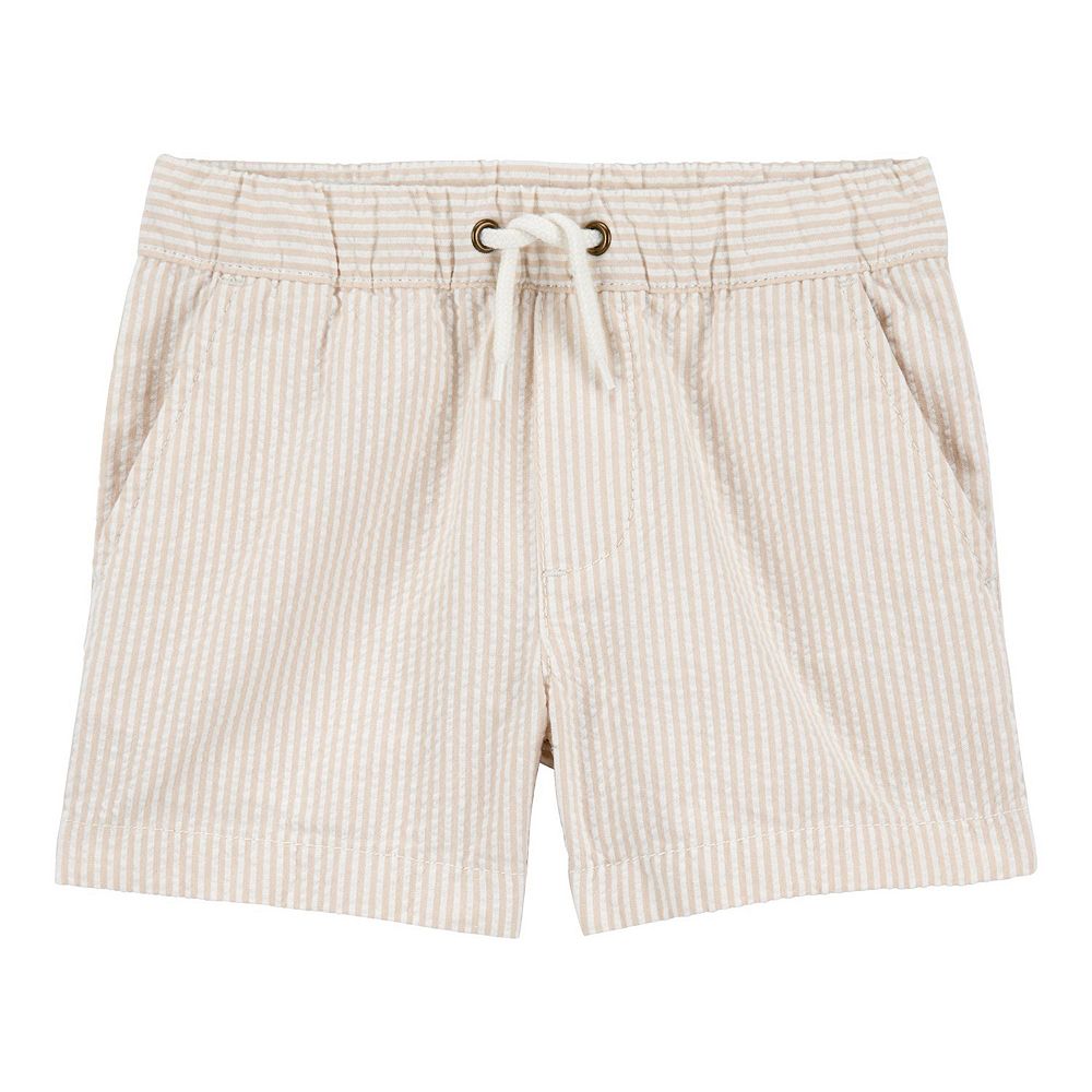 Toddler Boys Carter's Pull On Drawstring Stripe Shorts