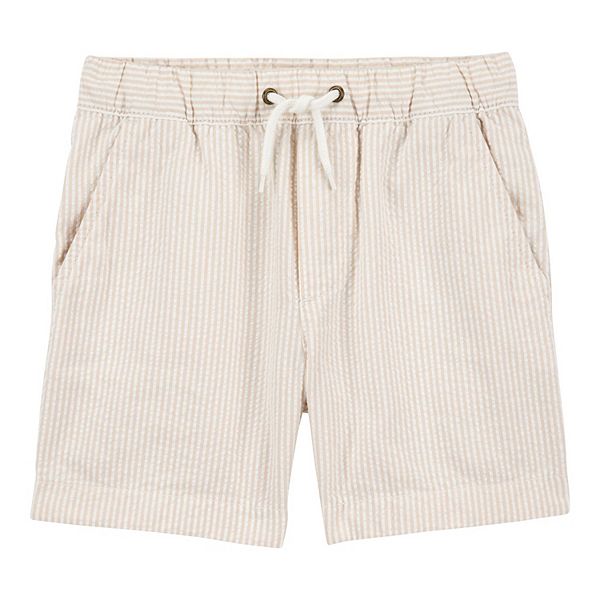 Boys 4-14 Carter's Pull-On Drawstring Khaki Shorts