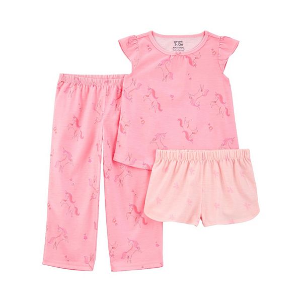Toddler Girl Carter's 3-pc Unicorn Pajama Set