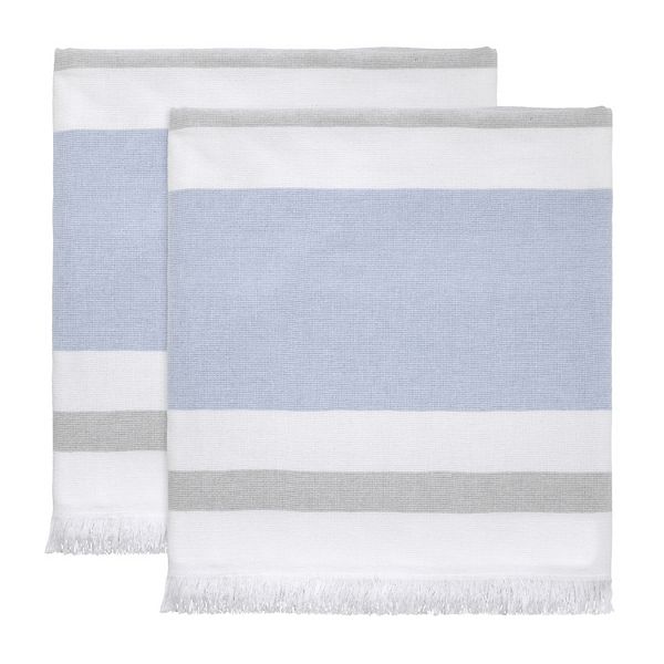 IZOD Clubhouse Stripe 2 Piece Bath Towels Set