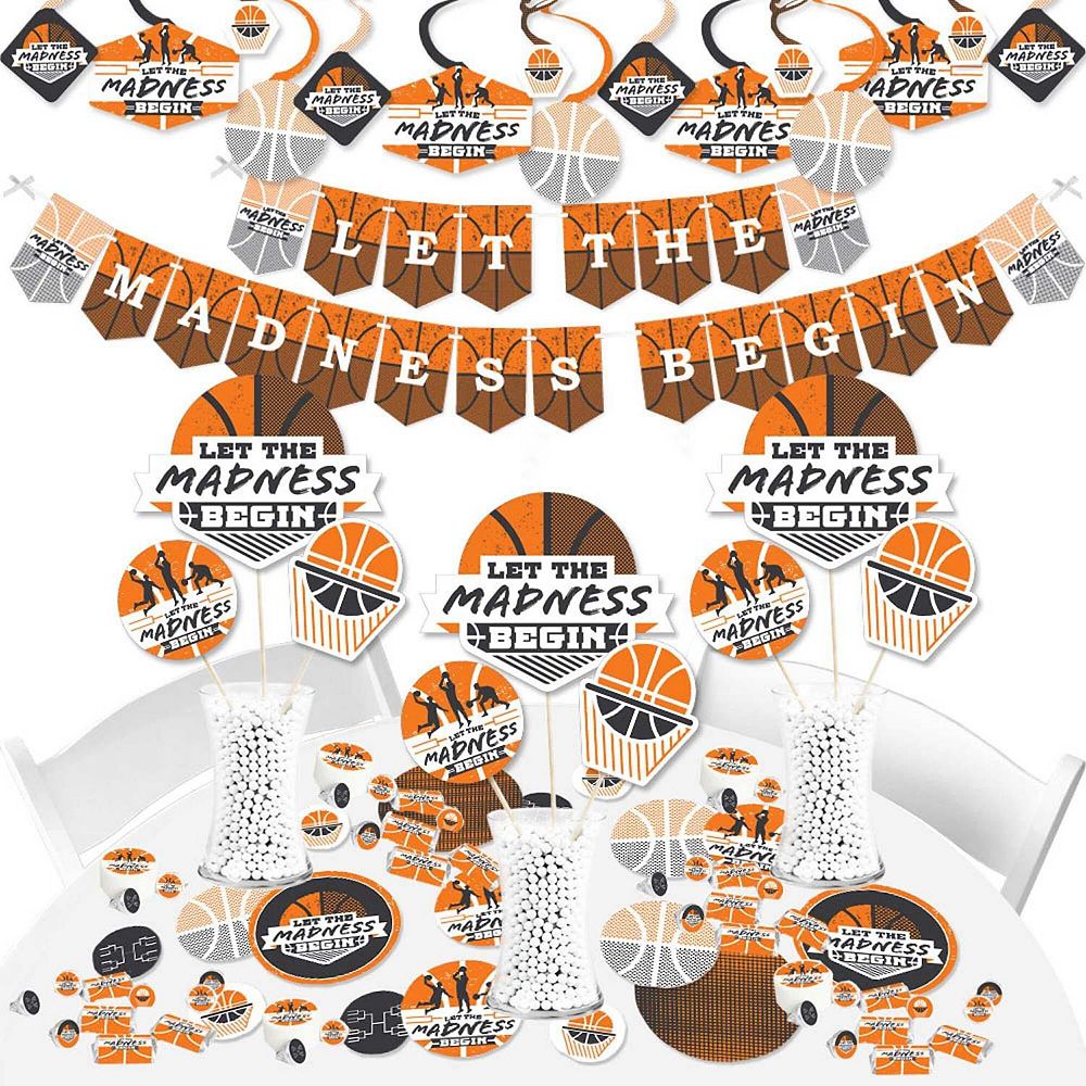 Big Dot Of Happiness Basketball Let The Madness Begin Party Supplies ...