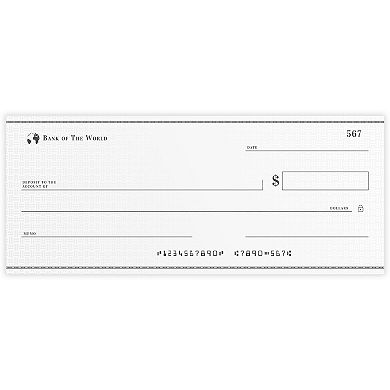 Reusable Big Check For Presentation, Large Oversized Dry Erase Plaque ...