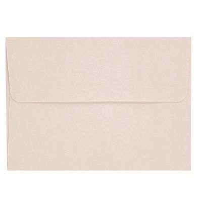 50 Pack Blush Pink Envelopes 5x7 Bronze Lining, A7 Size For Wedding ...