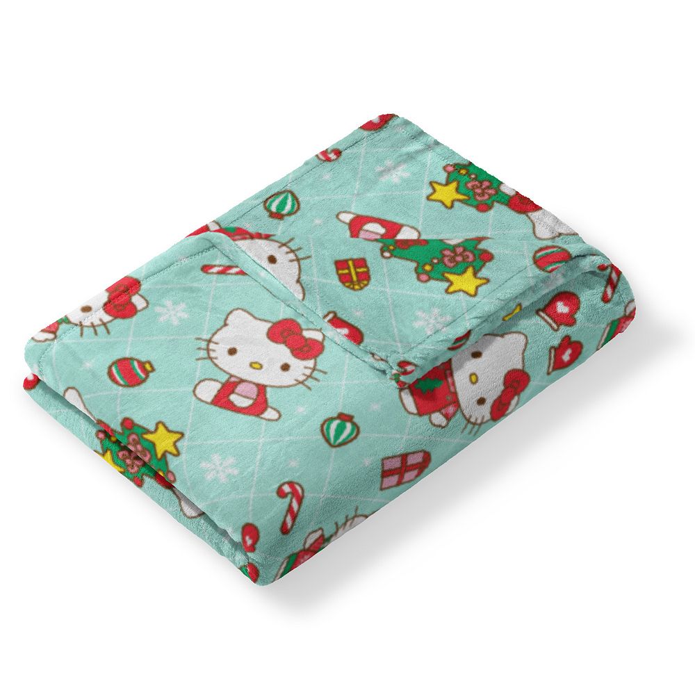 Hello Kitty Tree Party Micro Raschel Throw Blanket