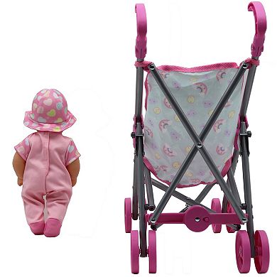 Gi-Go Toys Dream Collection: Stroller with 12" Baby Doll Playset