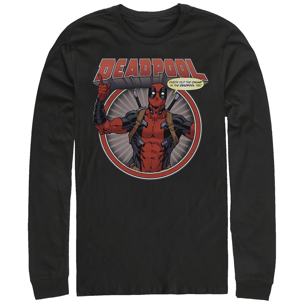 Big & Tall Marvel Deadpool Check Out The Chump In The Deadpool Long ...