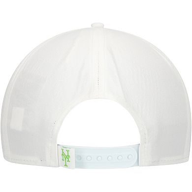 Men's New Era White New York Mets Spring Spectrum Golfer Snapback Hat