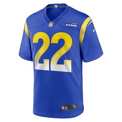 Men's Nike Blake Corum Royal Los Angeles Rams 2024 NFL Draft Game ...