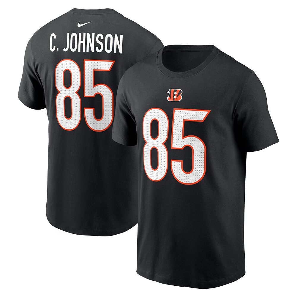 Men's Nike Chad Johnson Black Cincinnati Bengals Retired Player Name ...