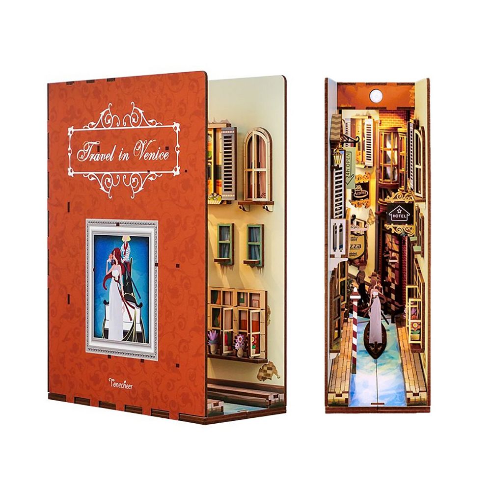 Diy 3d Book Nook Kit Travel In Venice 127pcs