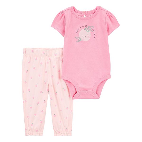 Baby Girl Carter's 2-pc. "Mommy Says I'm Sweet" Bodysuit & Pants Set