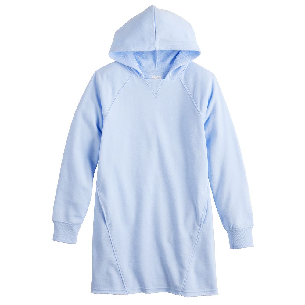 Girls 7-16 SO® Hooded Fleece Dress in Regular & Plus Size