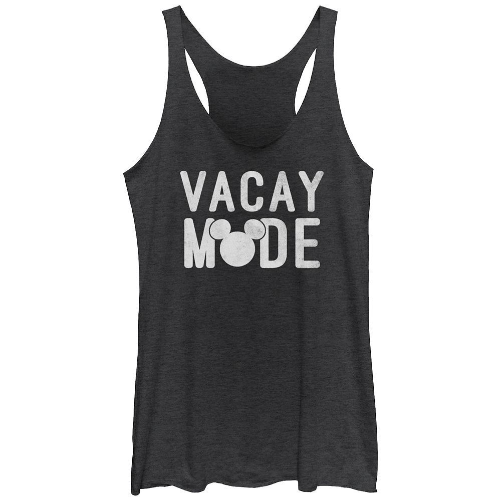Disney's Mickey Mouse Vacay Mode Juniors' Racerback Tank Top