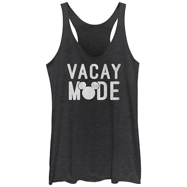 Disney's Mickey Mouse Vacay Mode Juniors' Racerback Tank Top