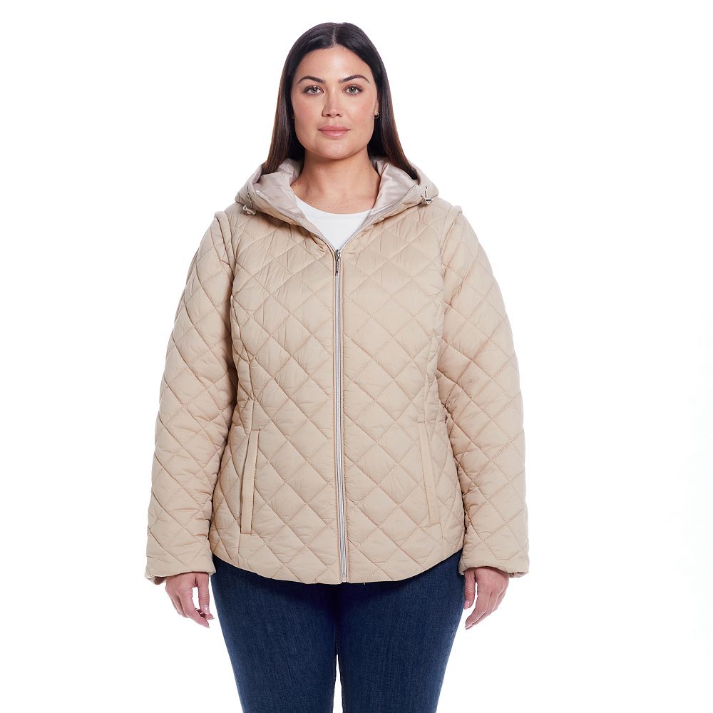 Plus Size Weathercast 2-in-1 Vest Jacket