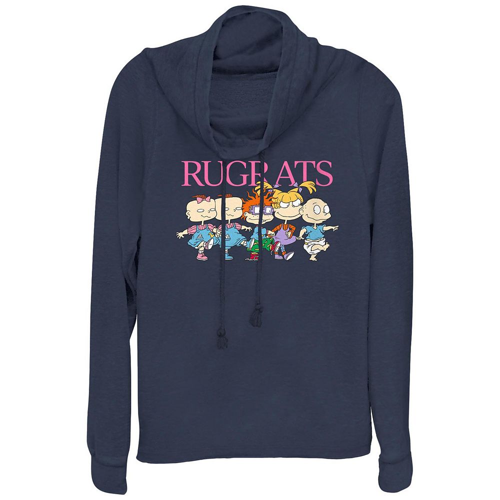 Plus Size Nickelodeon Rugrats Kids March Cowlneck Graphic Lightweight ...