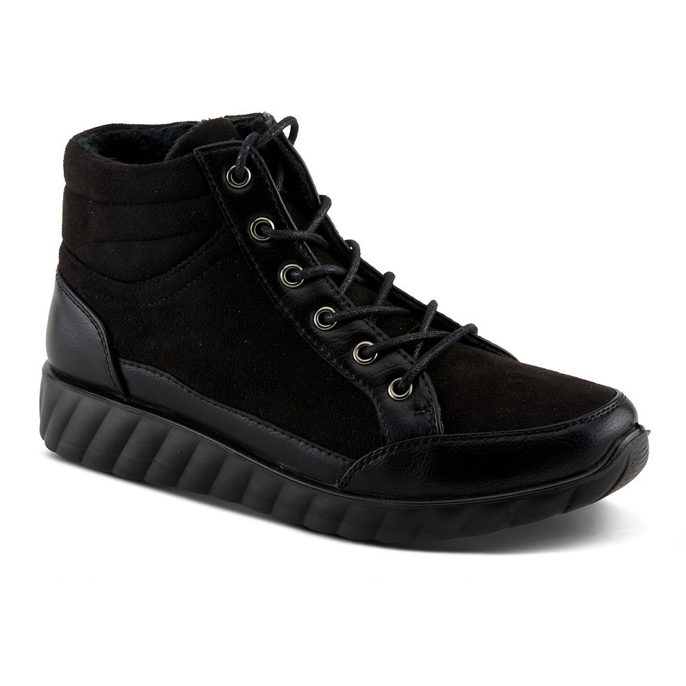 Flexus by Spring Step Sonata Women's Lace-Up Wedge Sneaker Boots
