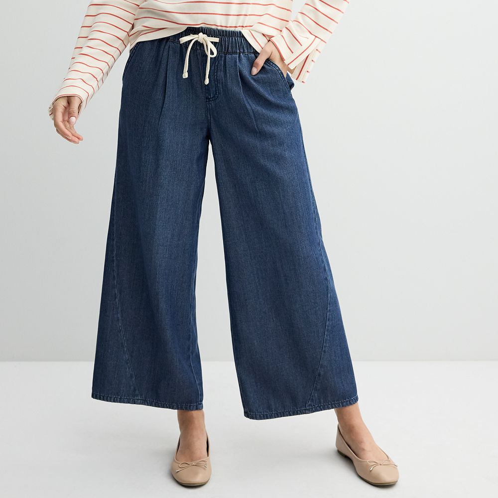 Women's Sonoma Goods For Life® Pull-On Ultra Wide Leg Pants