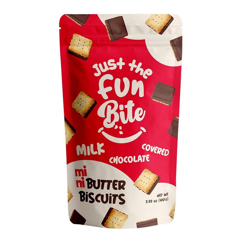 Just the Fun Part Mini Biscuit - Milk Chocolate