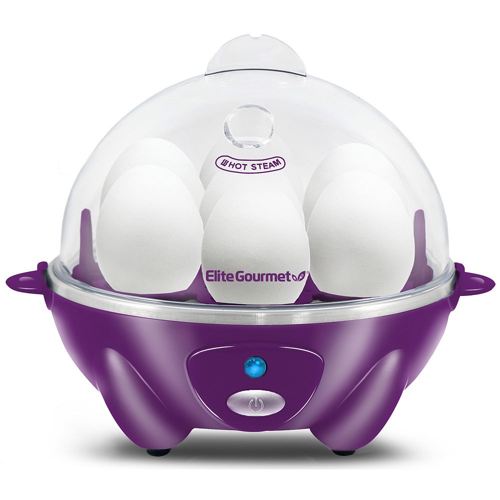 Elite Cuisine Automatic Easy Egg Cooker, 7 Eggs