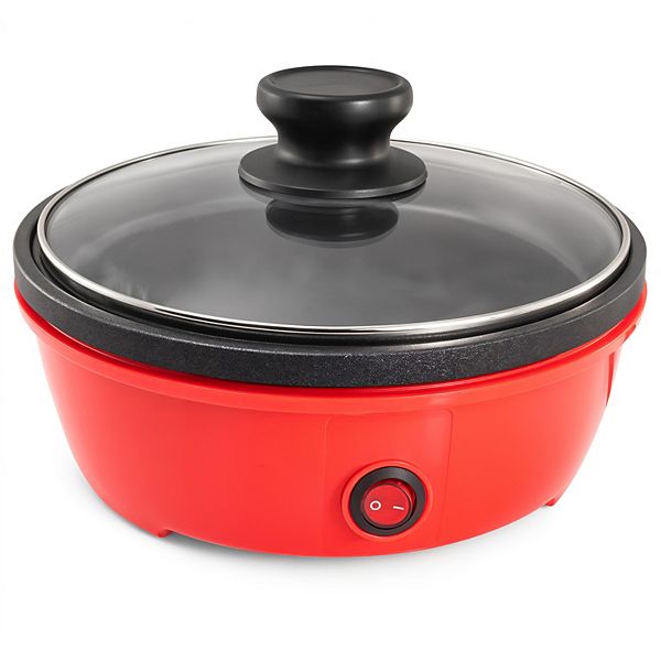 Elite Cuisine 8.5" Round Mini Skillet with Glass lid