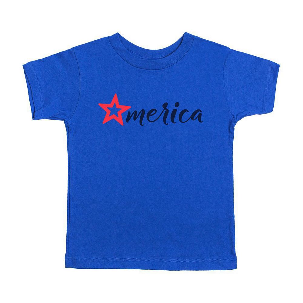 Merica Star Youth Short Sleeve Graphic Tee
