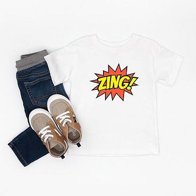 Comic Zing Toddler Short Sleeve Graphic Tee