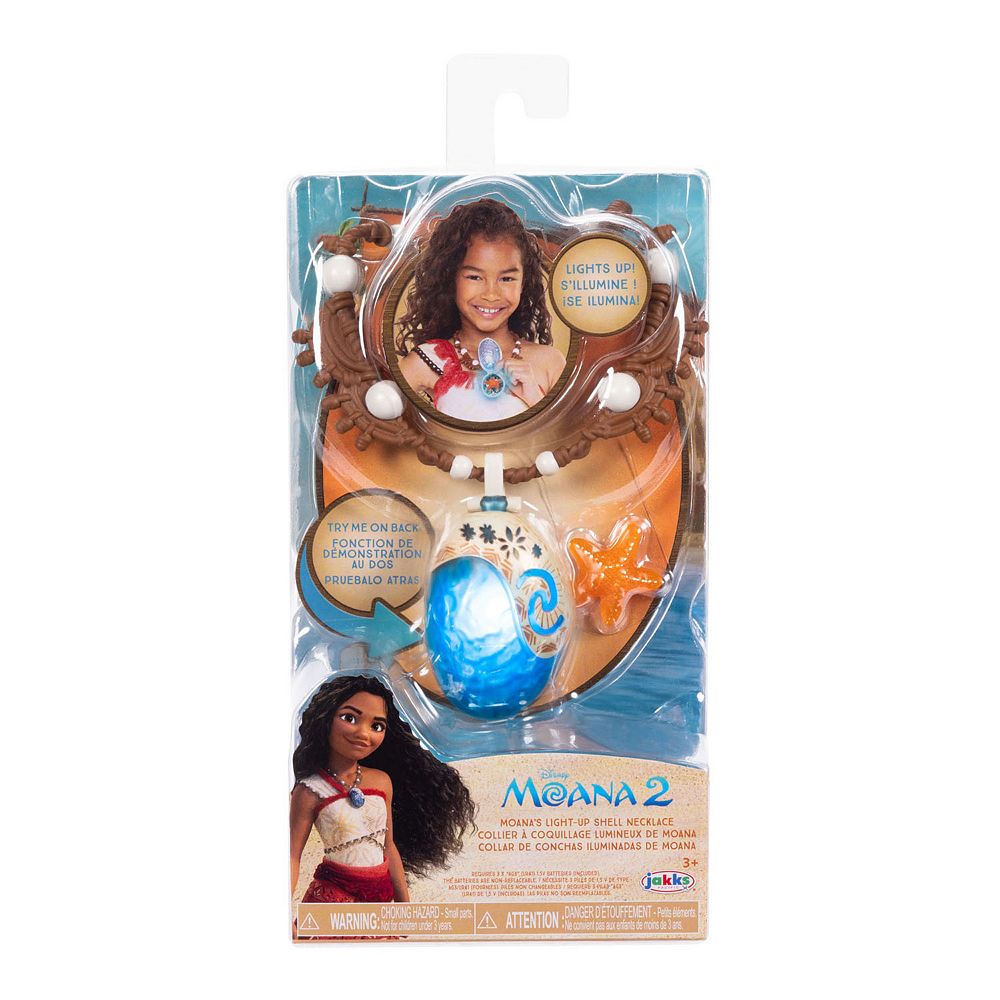 Disney's Moana 2 Moana's Light-Up Shell Necklace Accessory Toy and Sea ...