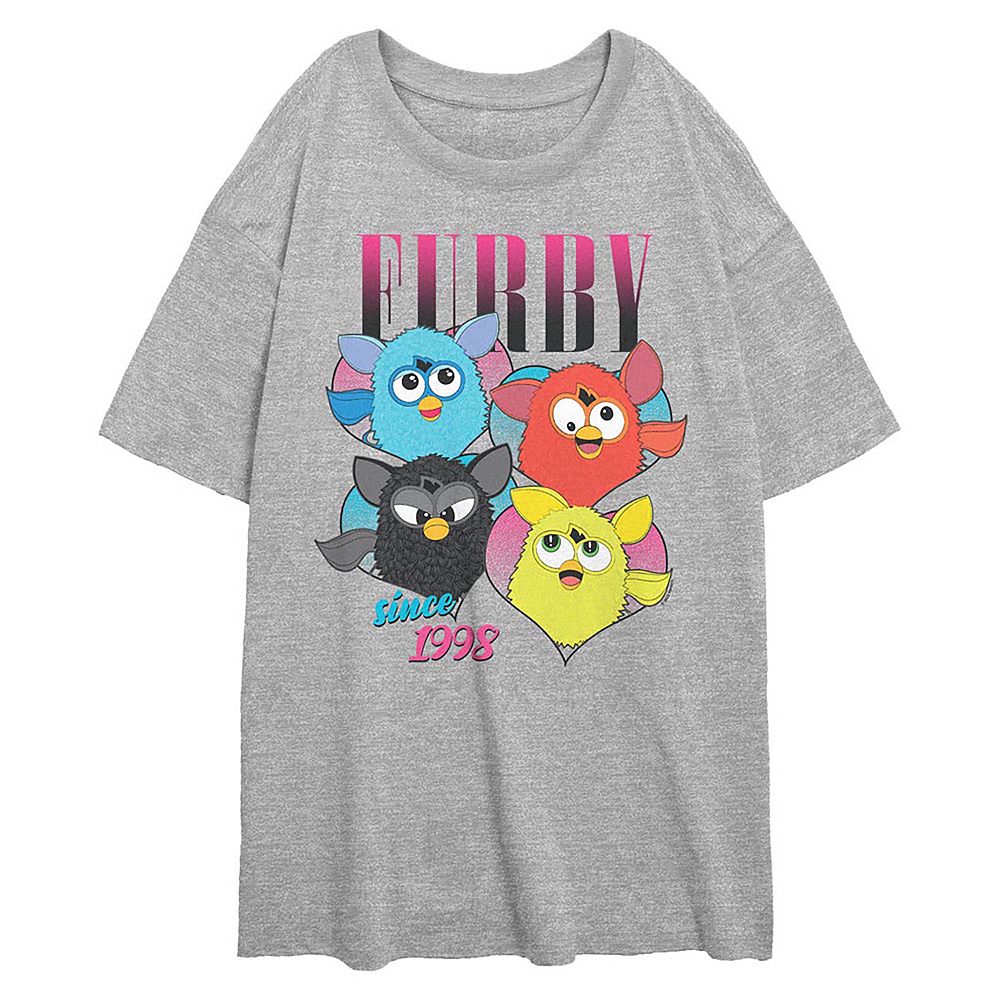 Juniors' Furby Since 1998 Oversized Graphic Tee