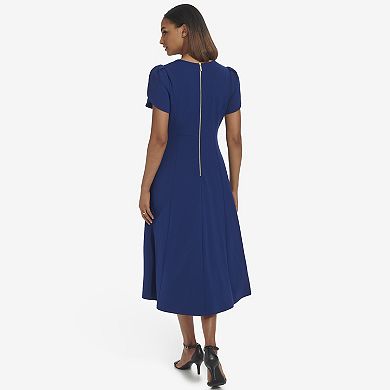 Women's Andrew Marc Tulip Fit & Flare Midi Dress