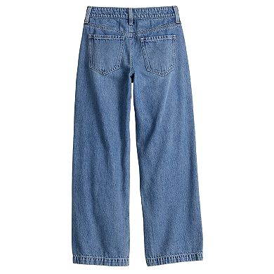 Girls 7-16 SO® Embroidered Long Denim Jeans in Regular & Plus Size